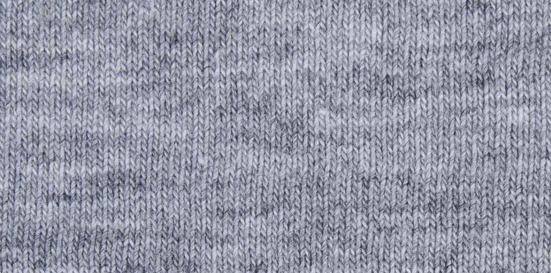 Grey melange single jersey medium weight