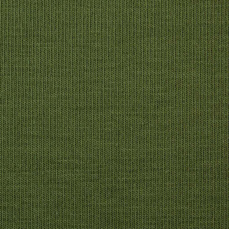 Brushed GOTS certified sweat from organic cotton in green colour