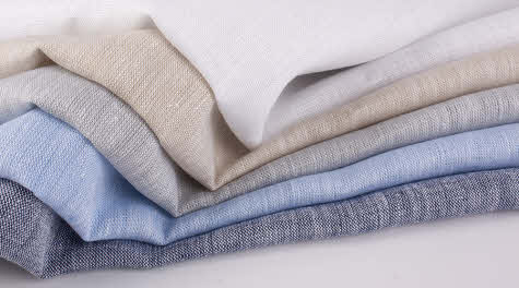 Fine woven linen fabrics