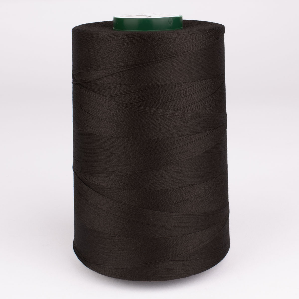 Organic cotton sewing yarn Nm50/2 dark brown