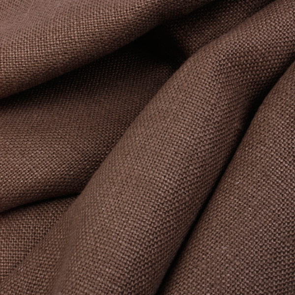 Canvas of organic linen in colour Taupe