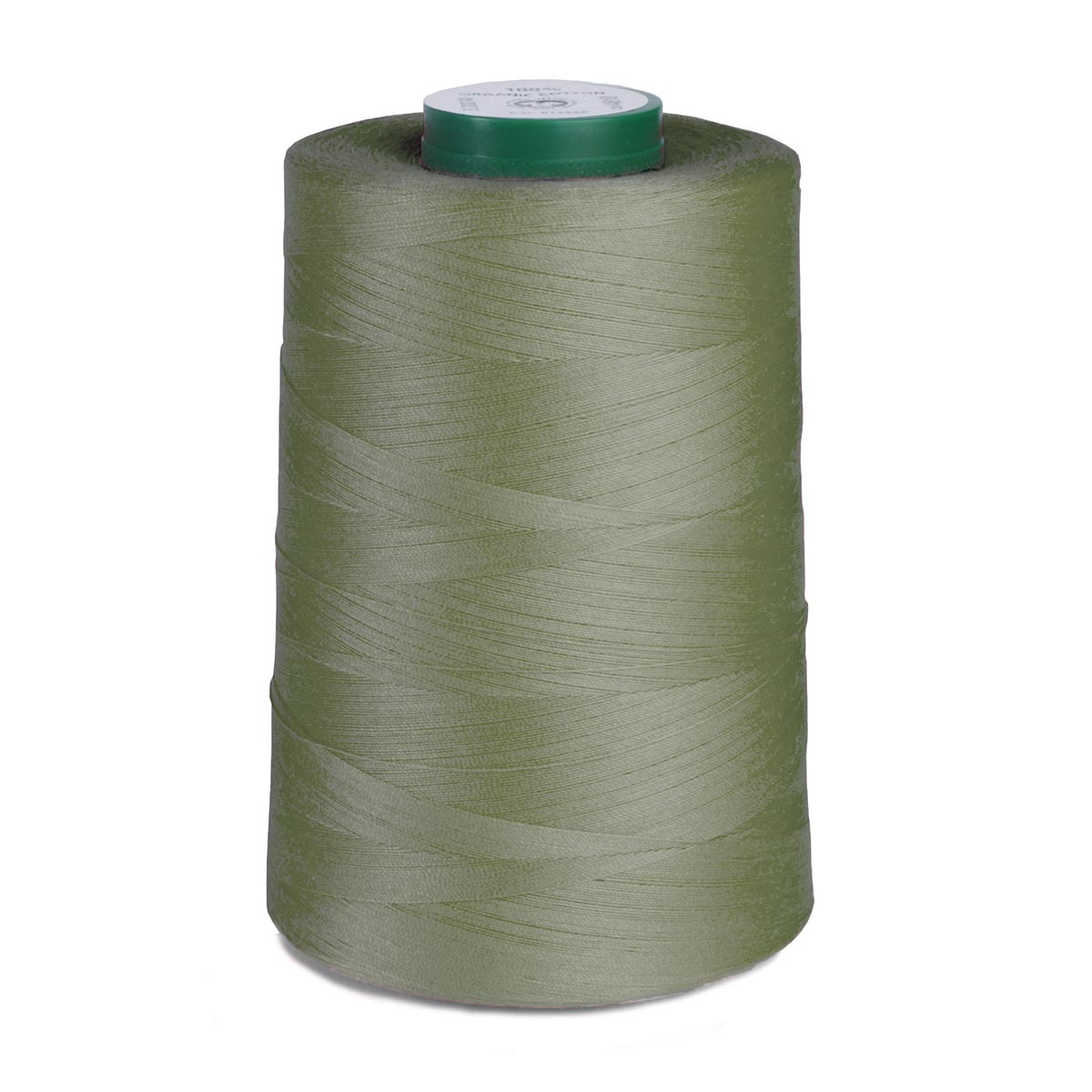 Light green sewing yarn Nm 50/2 organic cotton