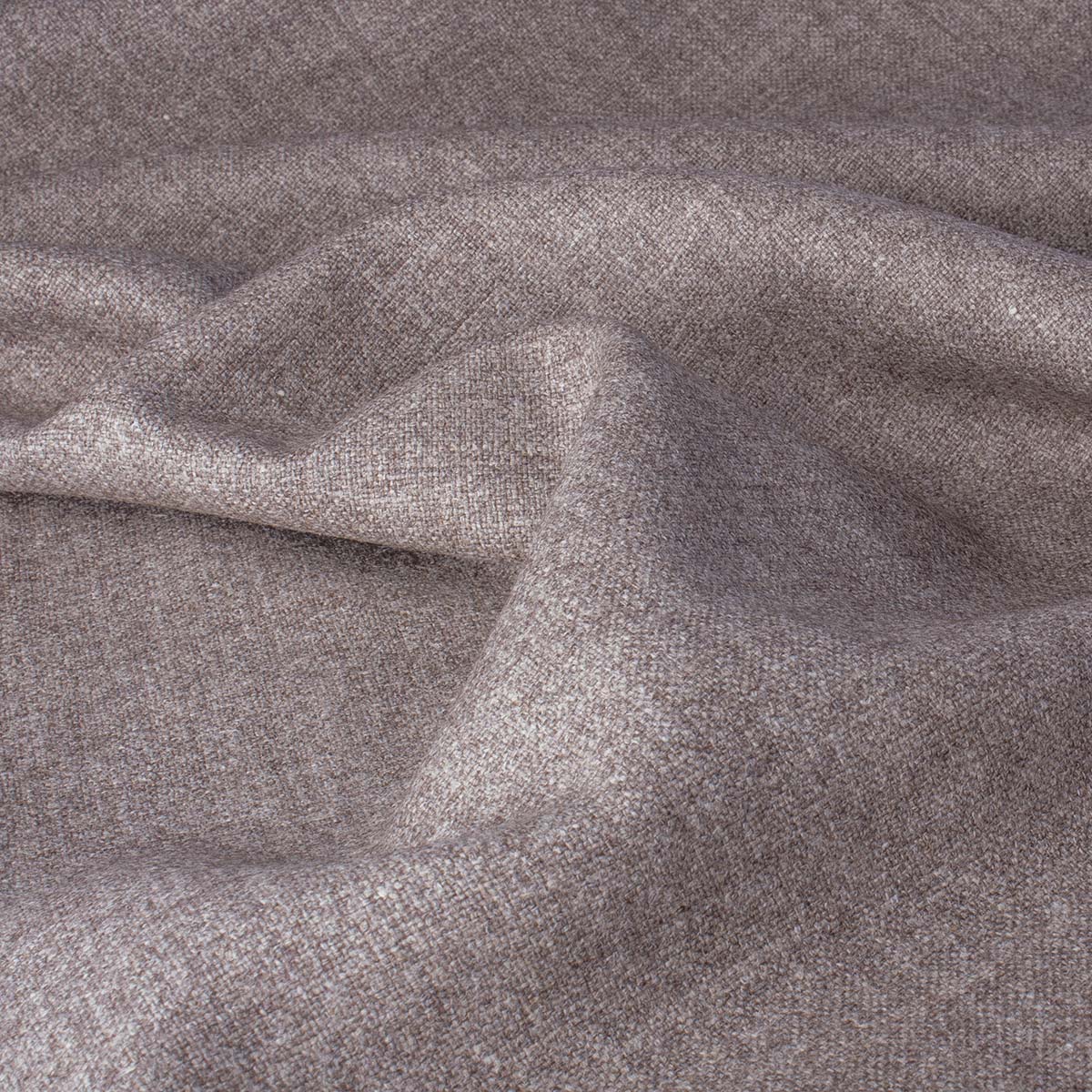 Plain weave hemp/wool in melange colour | Ecological Textiles