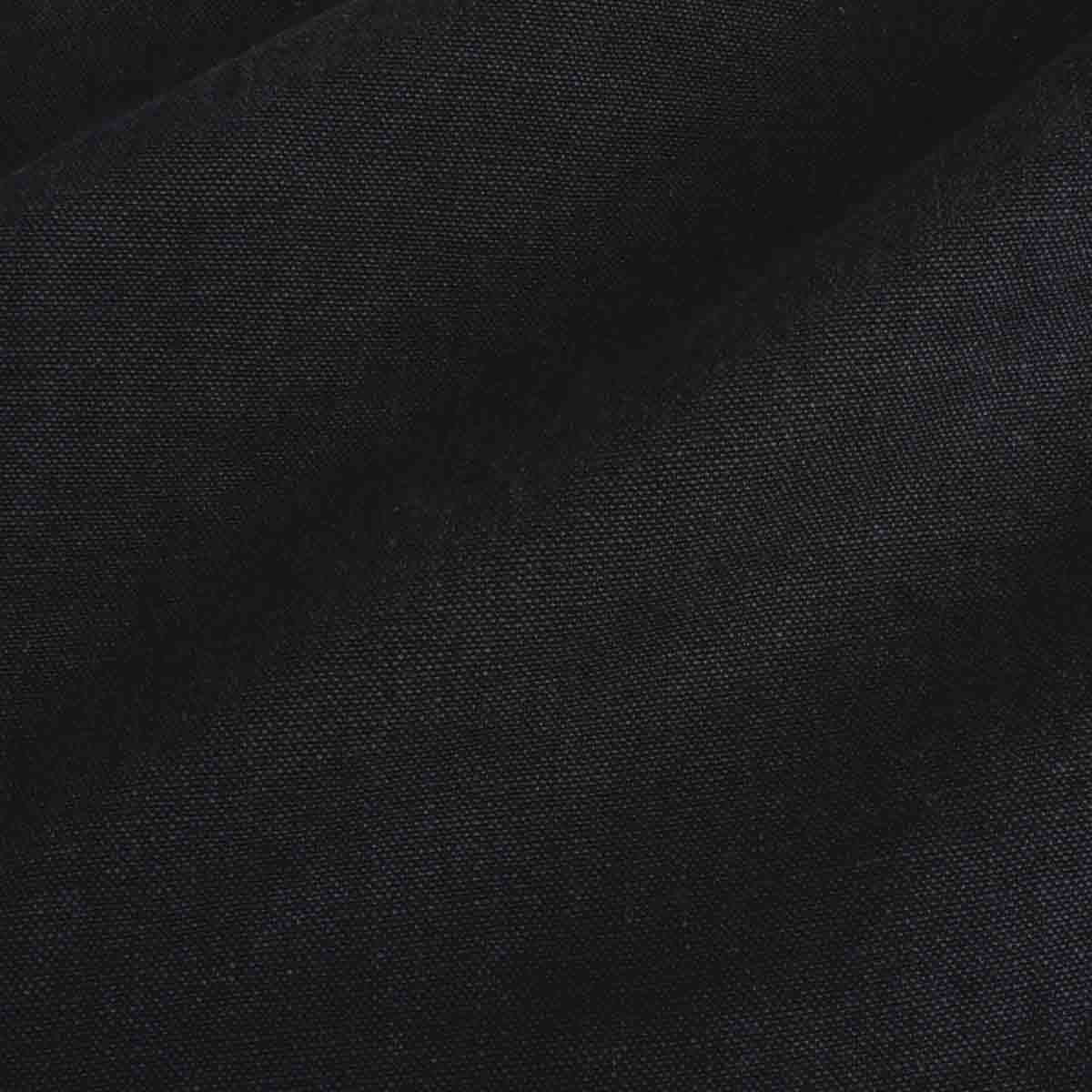 Black washed hemp canvas