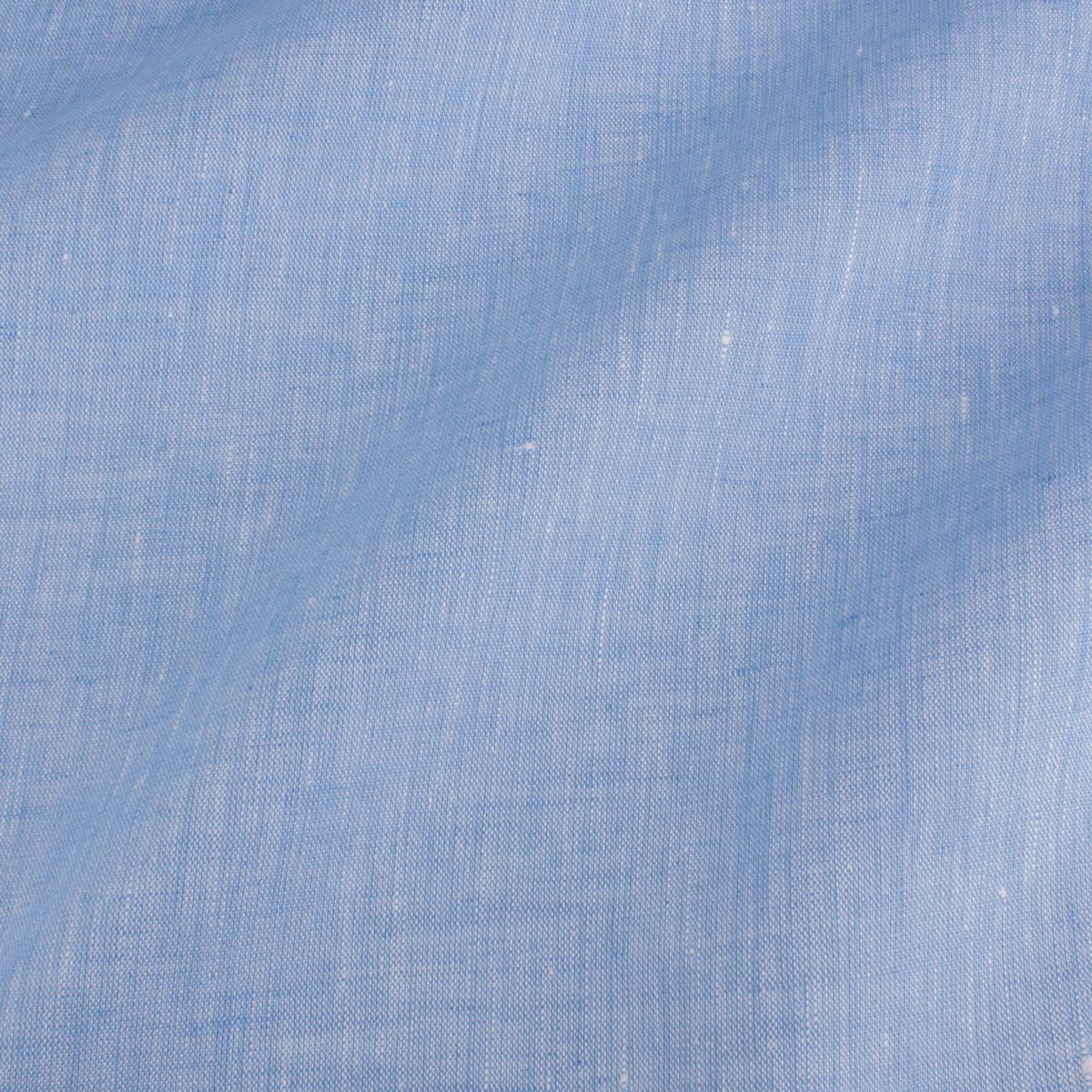 Fine blue hemp chambray 100% hemp fabric