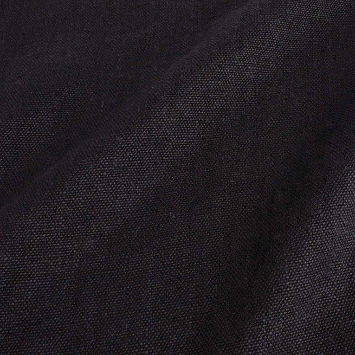 Black European hemp canvas | Ecological Textiles