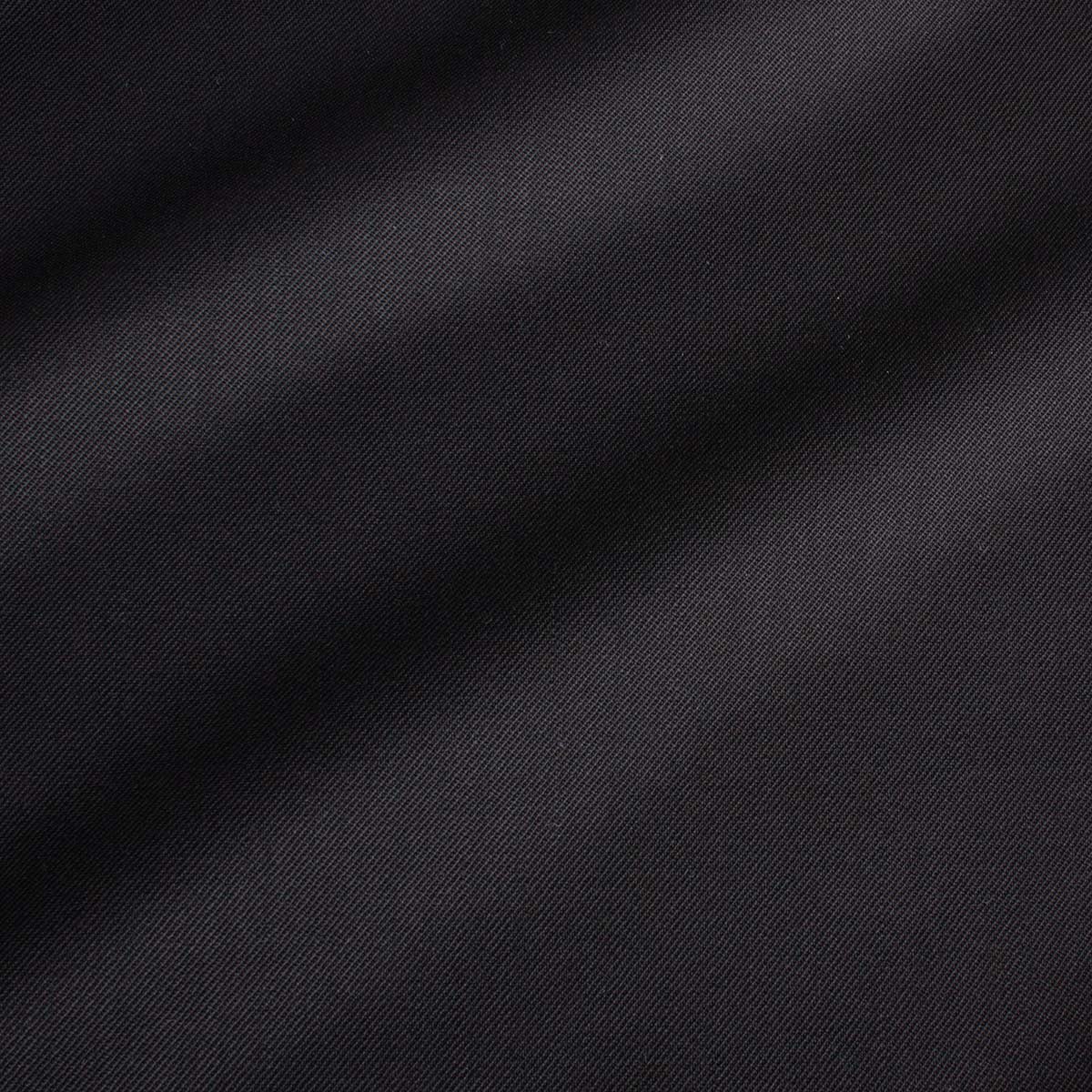Fine black wool twill