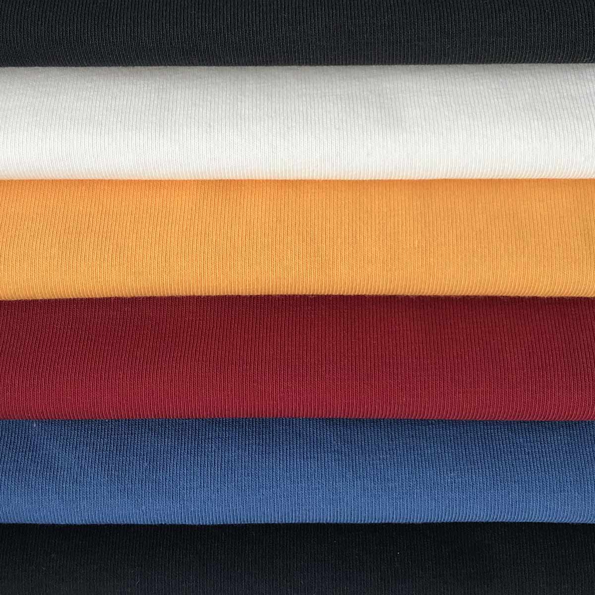 Samples of organic cotton single jersey with stretch | SaET_TKS002_5