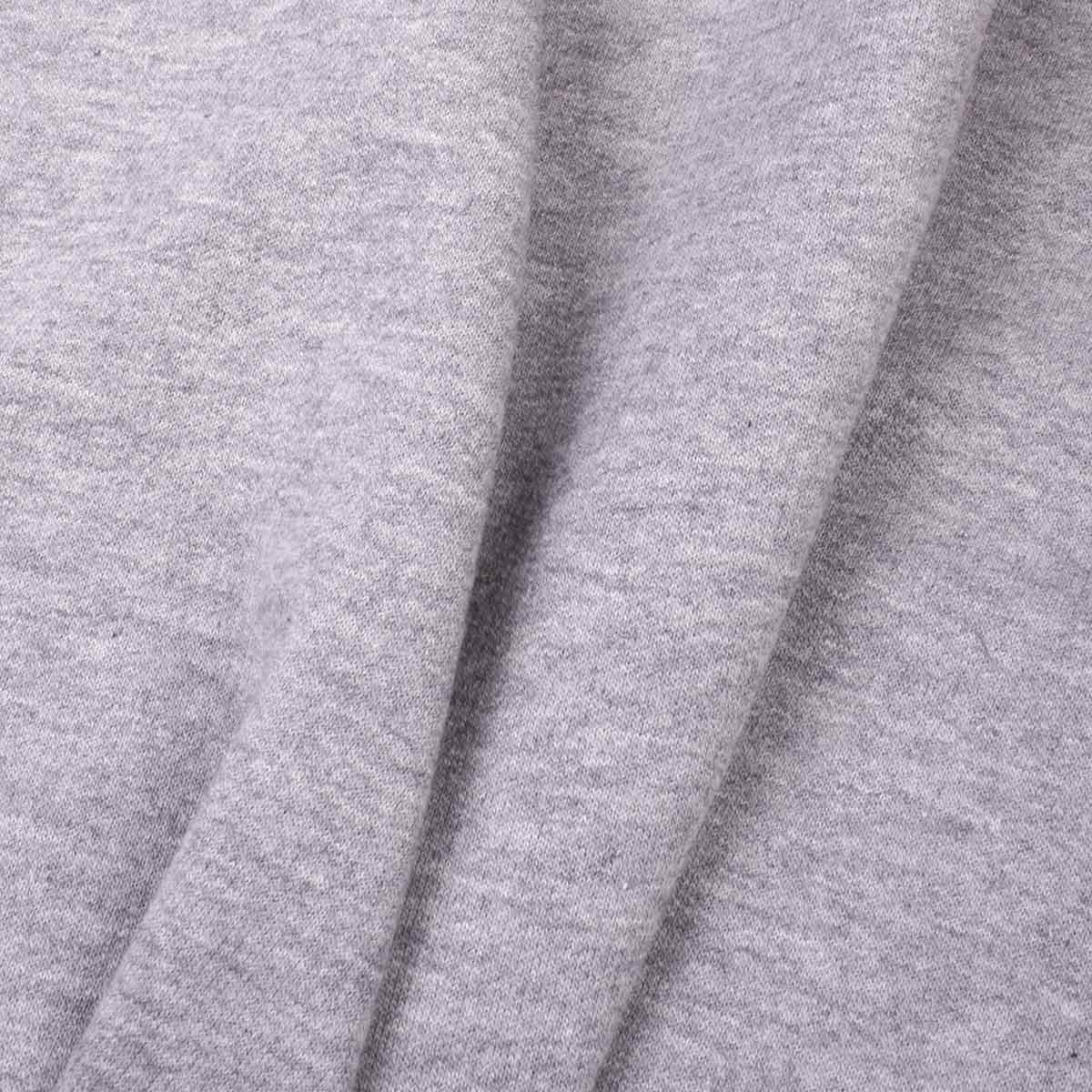 Light melange grey organic cotton sweat