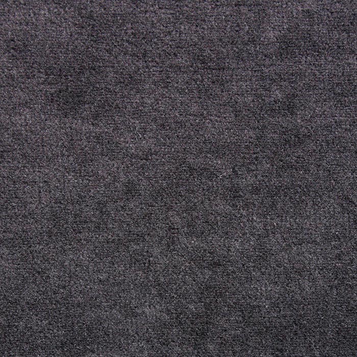 Dark grey velour from organic cotton