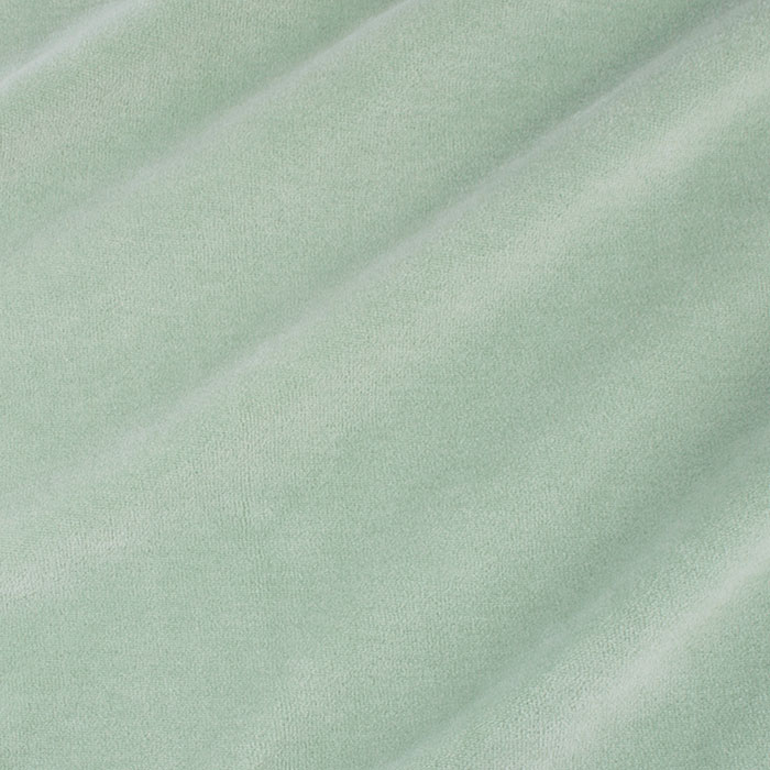 Green velour from organic cotton