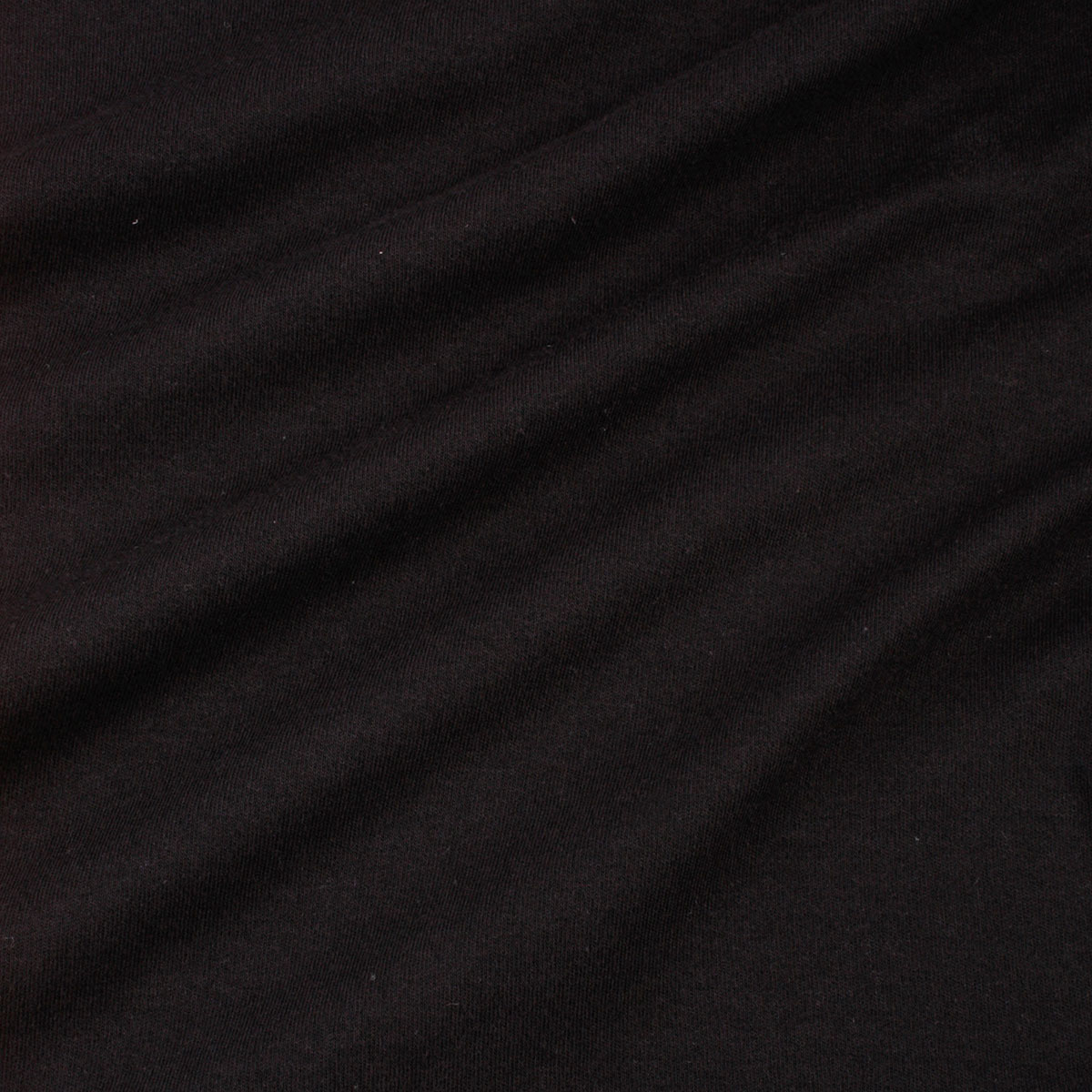 Black interlock fabric from organic cotton | Ecological Textiles