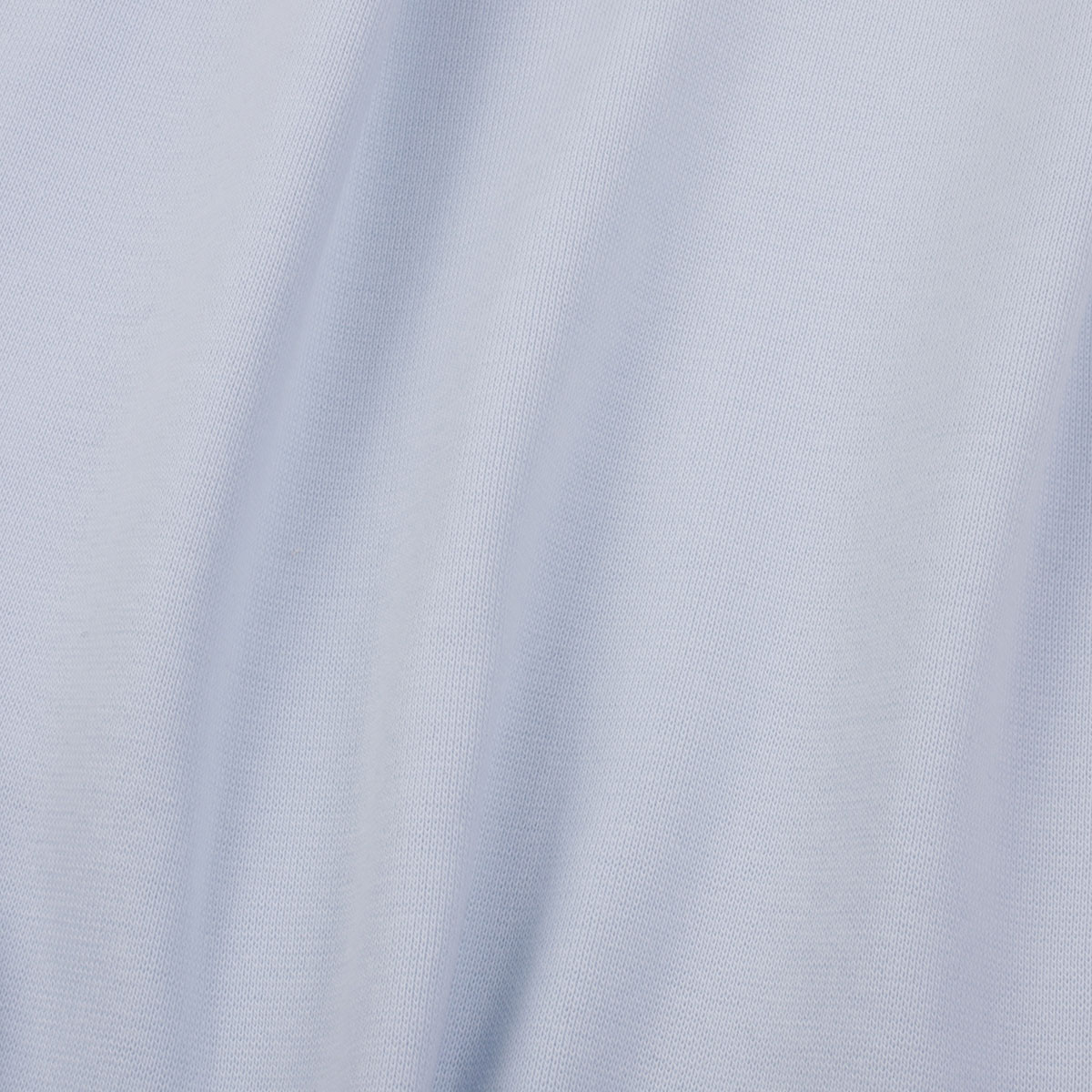 Stretchy organic cotton 1x1 rib fabric | GOTS | Light blue colour