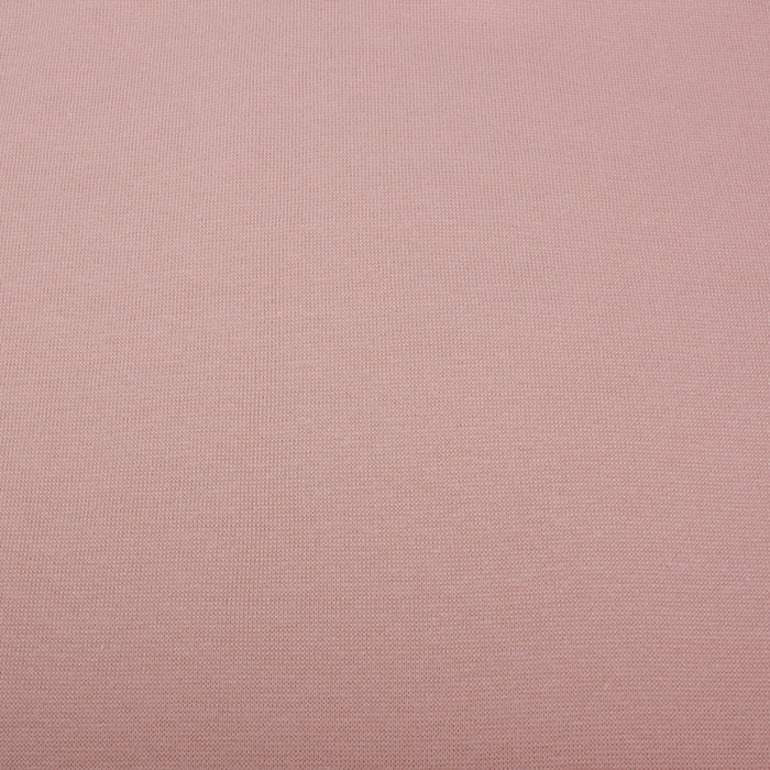 Stretchy organic cotton 1x1 rib fabric | GOTS | Mauve colour