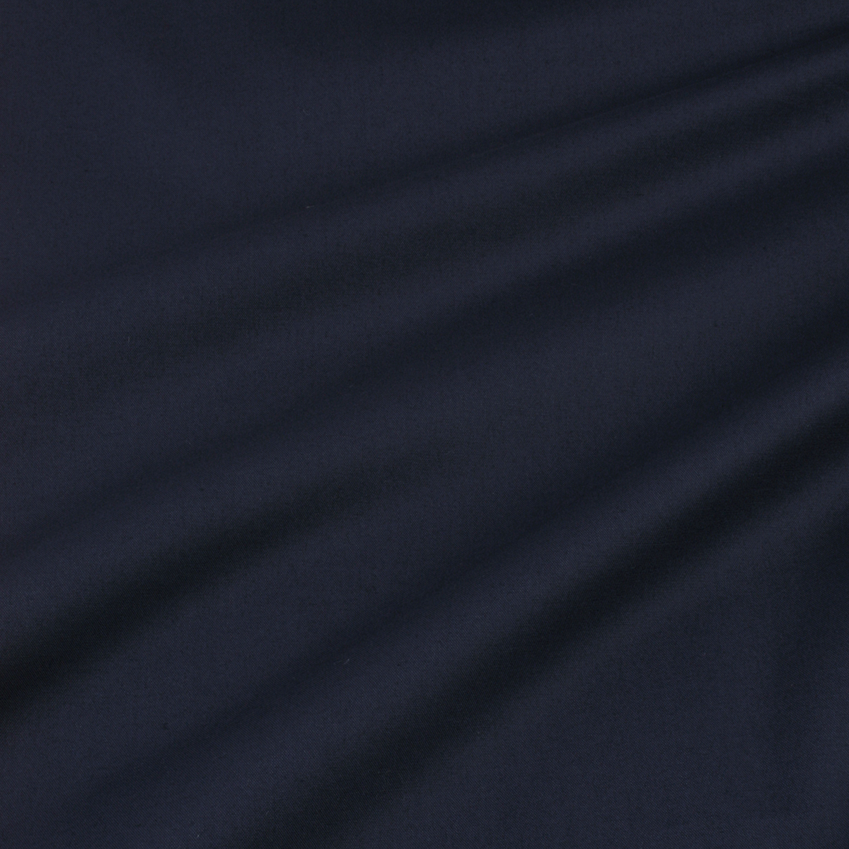 Navy poplin of fine organic cotton