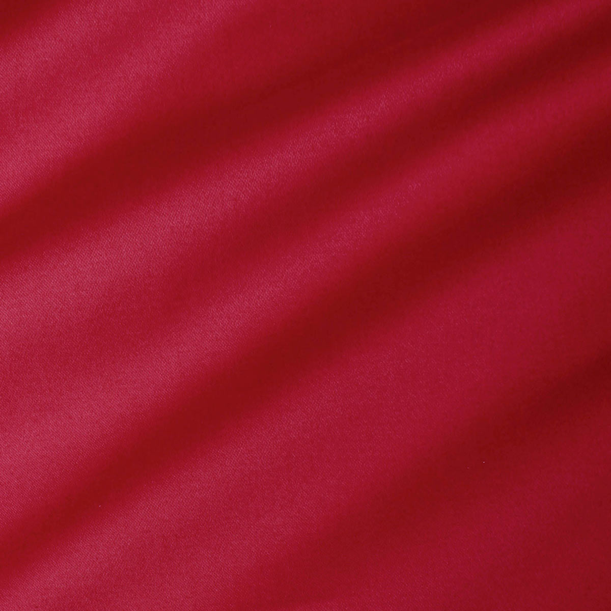 Red stretchy satin weave of organic cotton | Ecological Textiles