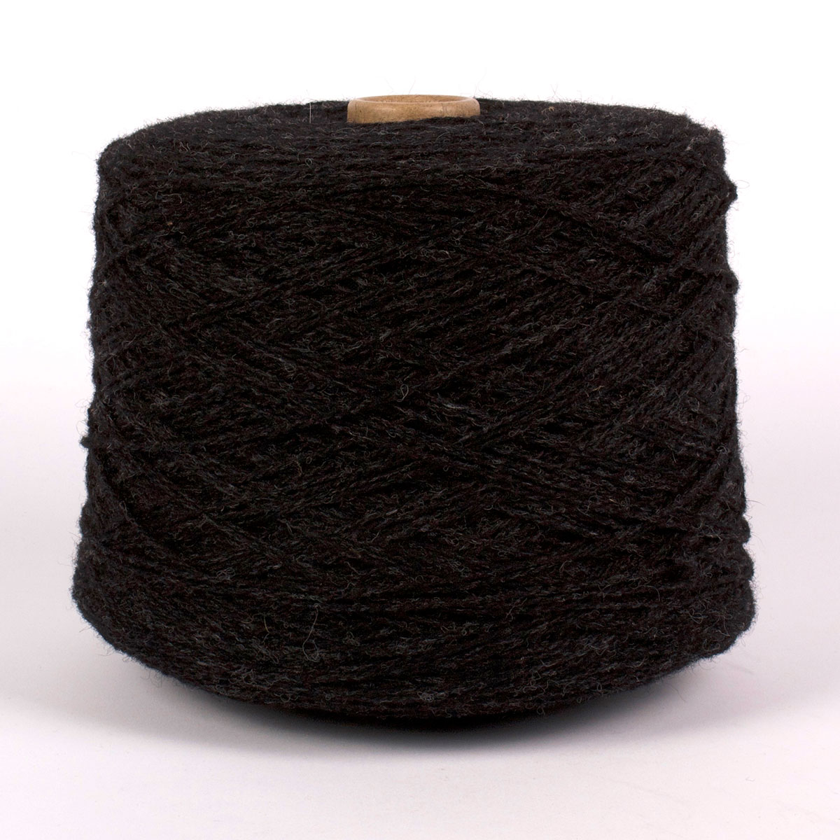 Dutch wool yarn charcoal melange | Ecological Textiles