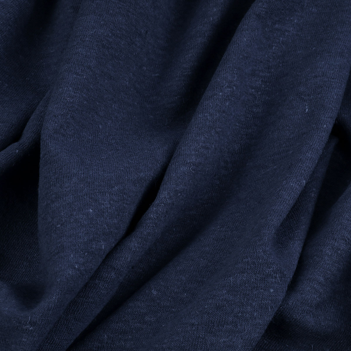 Blue organic cotton/hemp single-jersey | Ecological Textiles