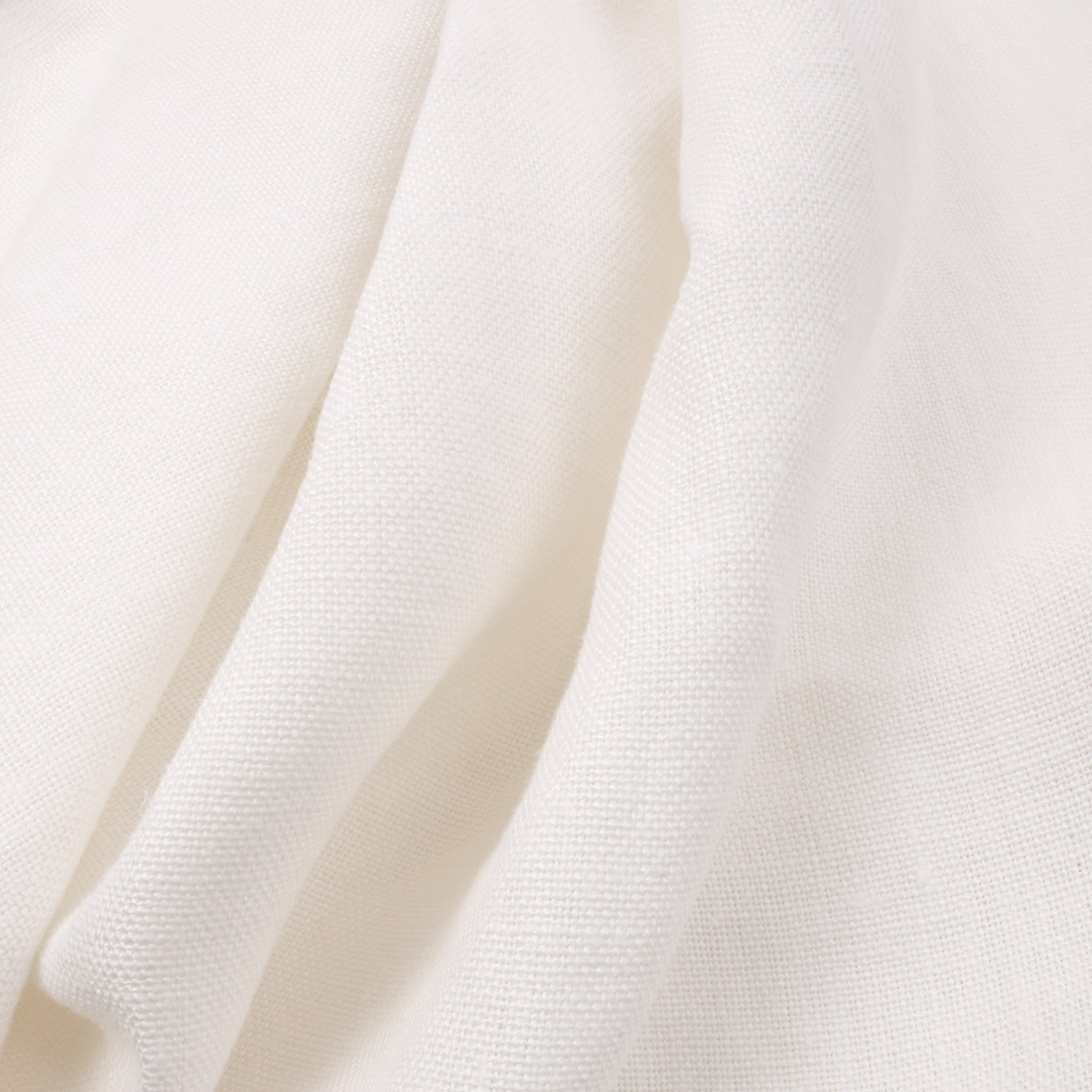 Medium weight organic linen in offwhite colour