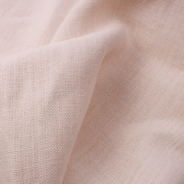 Plain organic linen in Natural Light