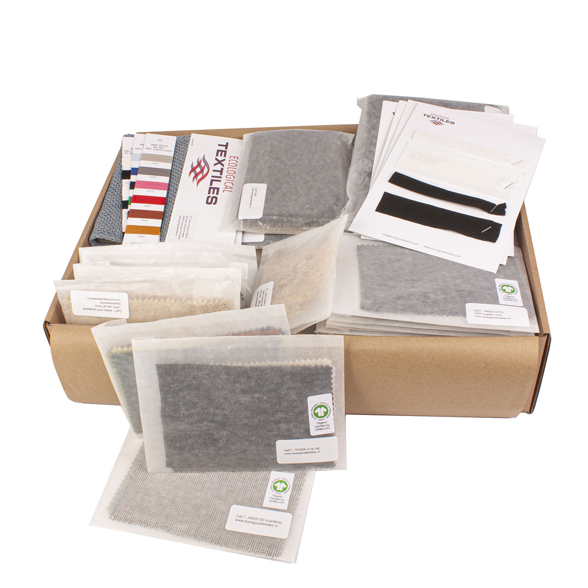 All samples Ecological Textiles collection