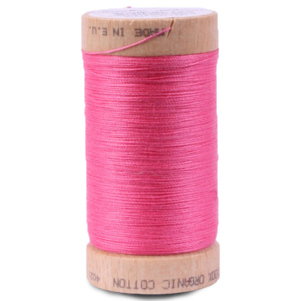 Coral sewing thread Nm 50/2 organic cotton, 5x100 mtr