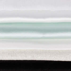Samples of silk fabrics or fabrics with silk